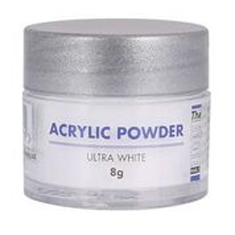 The Edge Acrylic Powder Ultra White 40g - Pro Salon Products
