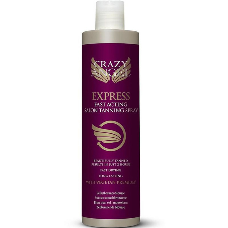 Crazy Angel Fast acting 2 Hour Tan Spray Tan solution 1 litre - Pro ...
