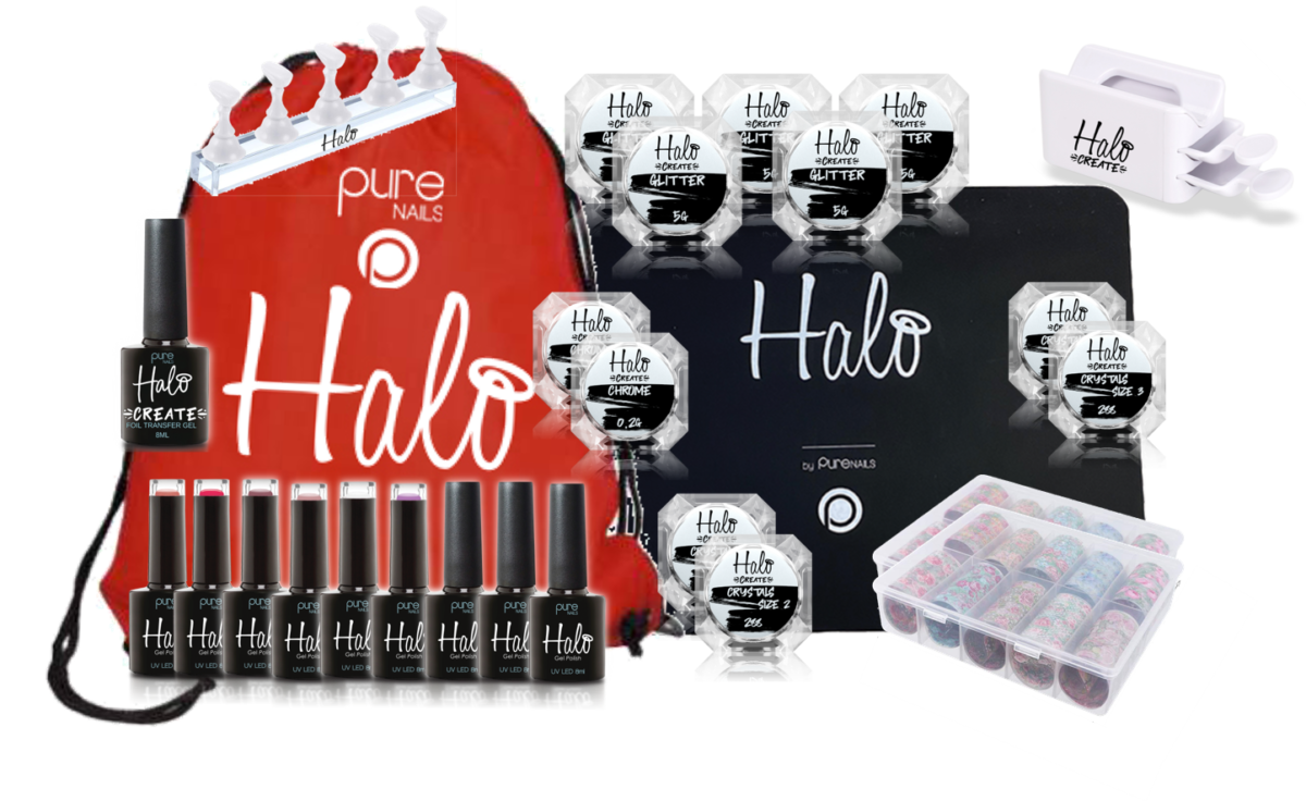 HALO CREATE Nail Art Student Kit - Full Salon Kit - Pro Salon Products